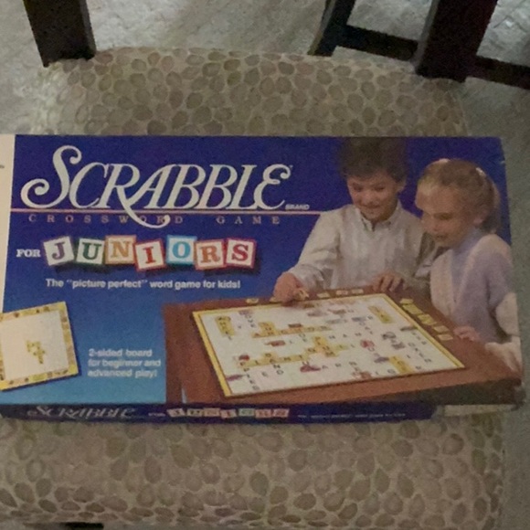 Milton Bradley | Games | Scrabble Junior Board Game Blue | Poshmark